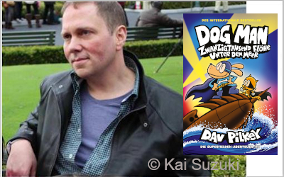 Bestseller-Autor Dav Pilkey setzt sich für Leseförderung ein - buchcontact
